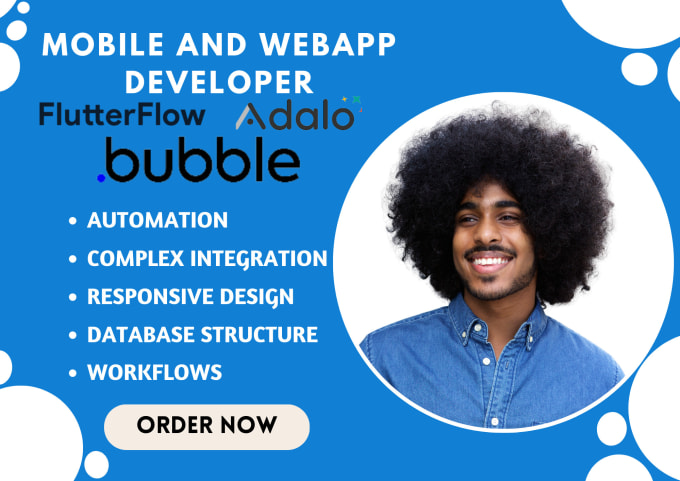 Be your bubble developer bubble io expert adalo flutterflow expert ... Be your bubble developer bubble io expert adalo flutterflow expert ...