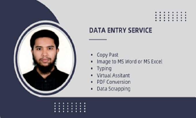 Do data entry, virtual assistant, copy past, file conversion by Sishofiq | Fiverr