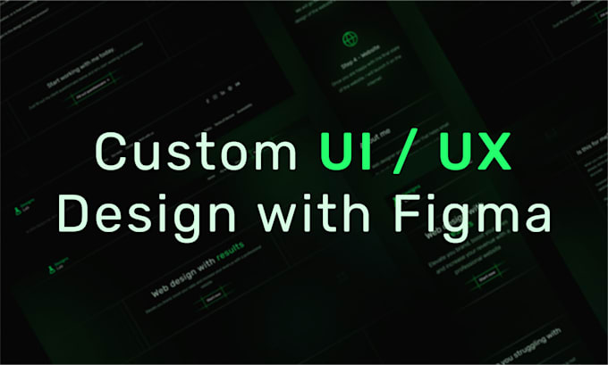 Design a custom ui ux website design using figma by Luka_dinic | Fiverr