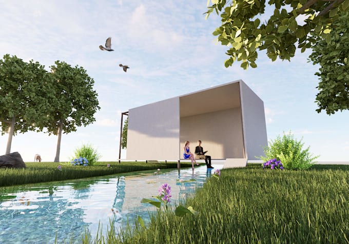 Do architecture modeling and render by Stefanmrka | Fiverr