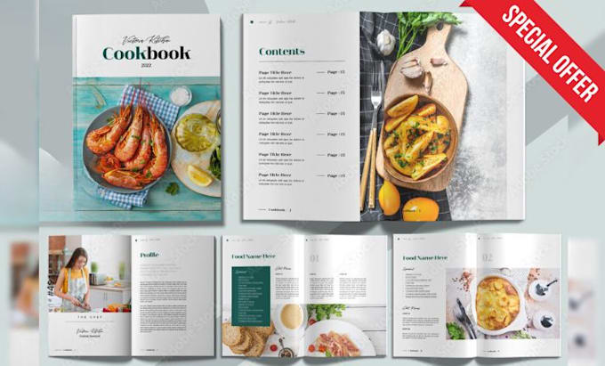 Write quality cookbook recipe book, cookbook design, cookbook formatting, ebook by Caroline_j04 ...