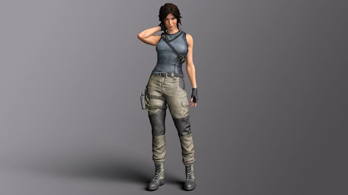 3d stylized model, ue5 realistic character, control rig, fix 3d error ...