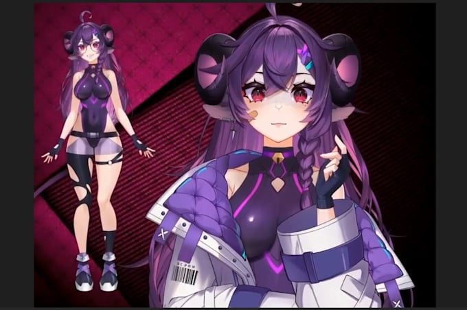 Draw and rig your 2d vtuber model,2d vtuber, 2d vtuber avatar, vtuber ...
