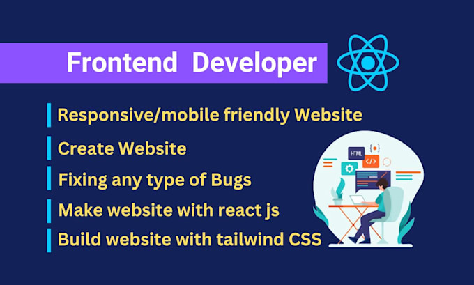 Develop Website Tailwind Css Mobile Friendly Responsive Reactjs And Fix Bugs By Mamun18898