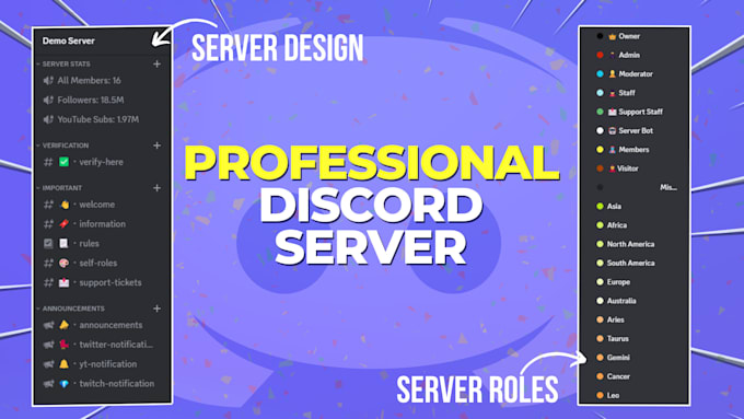 Setup your discord server by Botagaming | Fiverr