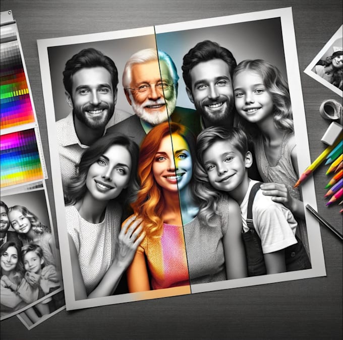 Colorize your photos from black and white to color by Chickfulloi | Fiverr
