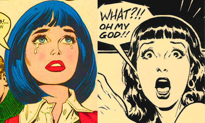 Comic book design comic page vintage comic art commission retro comic ...