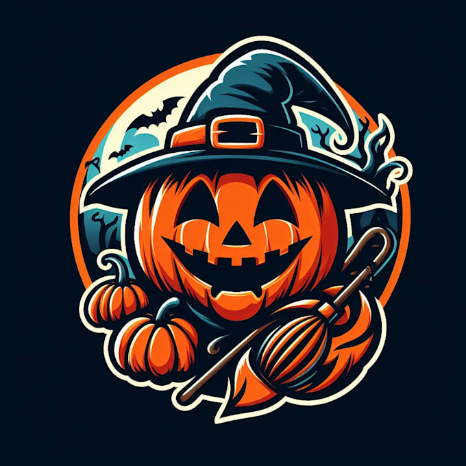 Design creative halloween pumpkin mascot logo by Targo_jak | Fiverr