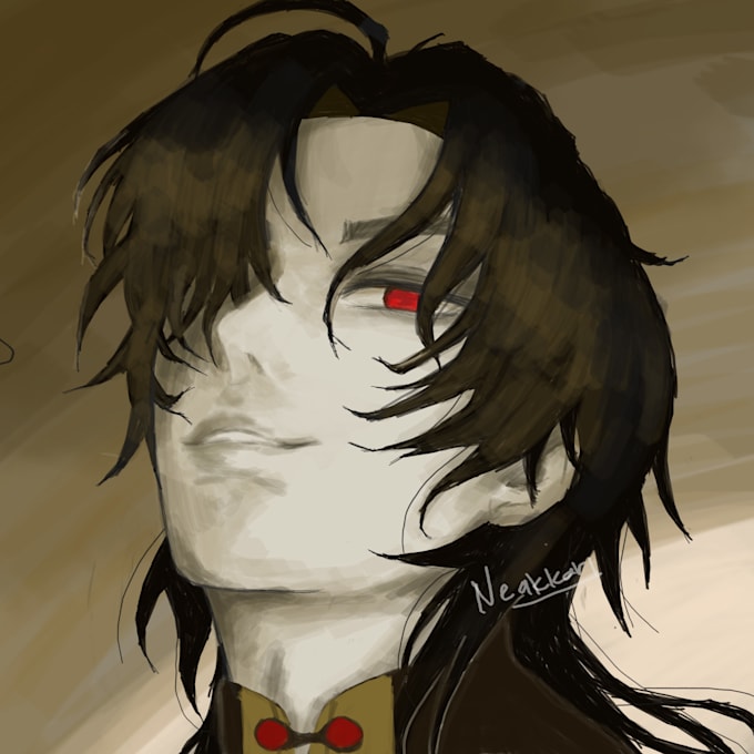 Draw genshin and honkai characters by Neakkari_ | Fiverr