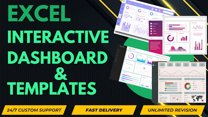 Design excel spreadsheet template and dashboard by Sheessali | Fiverr