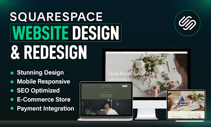 Design squarespace website or redesign squarespace website by Webmax_01 | Fiverr