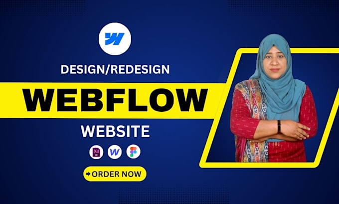 Create a responsive webflow website, webflow expert by Wp_nasrin | Fiverr