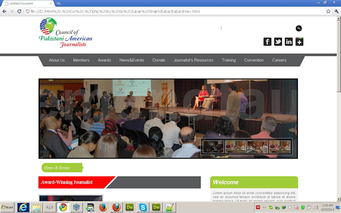 Convert psd into webpage using html and css by Babarbaig668 | Fiverr