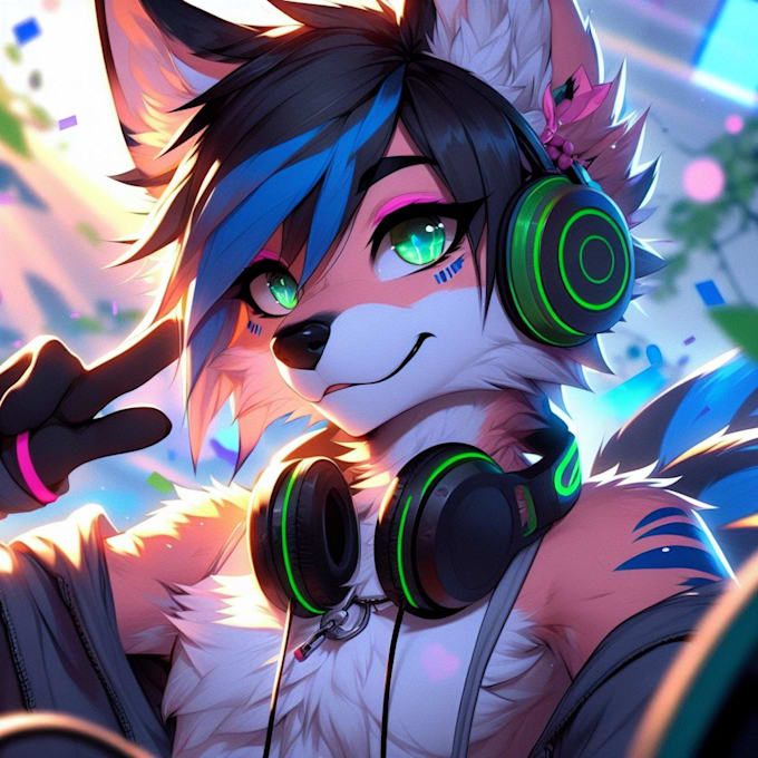 Draw your fursona, furry art or anthro unique character by Lethatjies ...