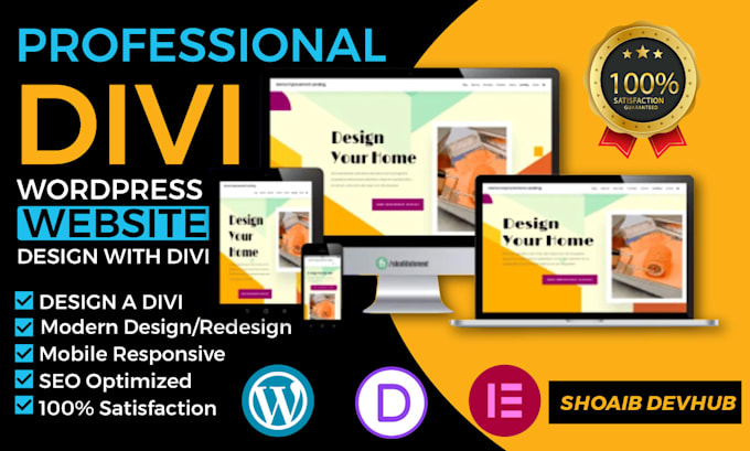 Design or redesign a responsive divi wordpress website by Websoft786 ... Design or redesign a responsive divi wordpress website by Websoft786 ...