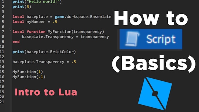 Teach you scripting from basic to hard level by Oskarasbilotas | Fiverr