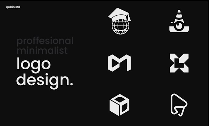 Create a proffesional minimlist logo design 1 day by Qubinstd | Fiverr