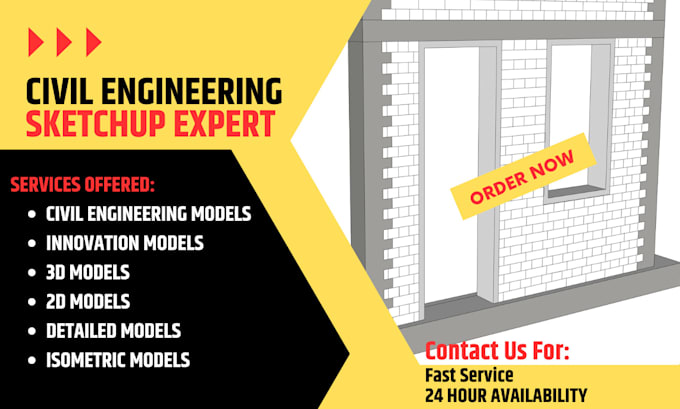 Your sketchup expert for civil engineering projects 2d,3d by Aliasad321 ...