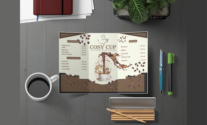 Make catering menu card design for you in 24 hours by Noveraanjum | Fiverr