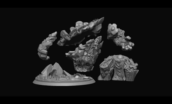 Sculpt, 3d model, miniature figurine dnd character stl files for 3d ...