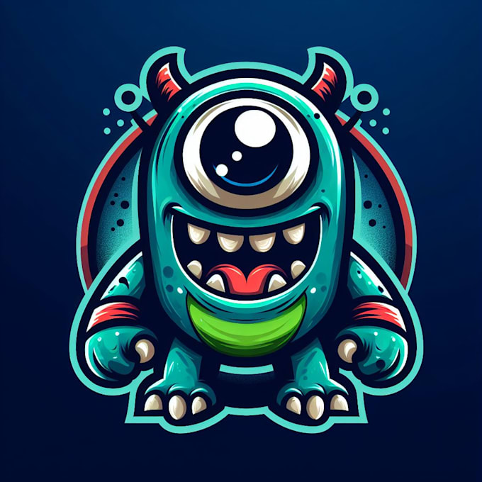 Design creative monster mascot logo by Dixon_jay | Fiverr
