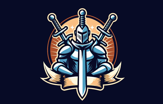 Design an awesome sword mascot logo with express delivery by Rener_fox ...