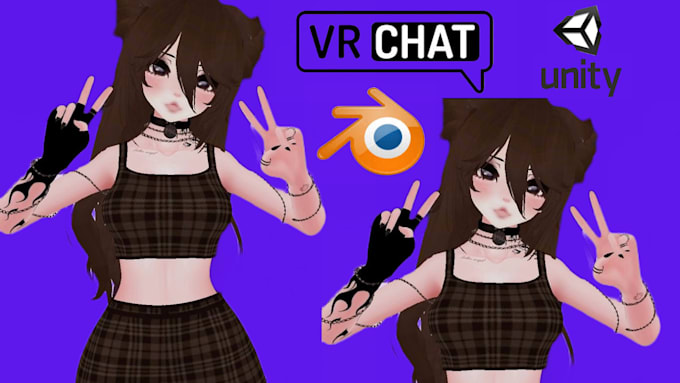 Create custom vrchat avatar, vrchat furry, vrc, nsfw, vrchat character by Utthy15 | Fiverr