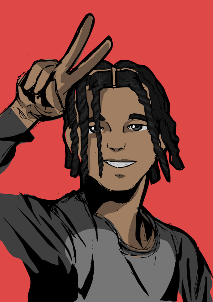 Draw a comic or cartoon profile pic for you by Brgsjv | Fiverr