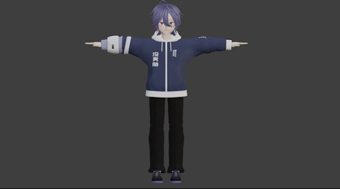 Vrchat character 3d model vrchat furry fursona anime vr 3d avatar vrc ...