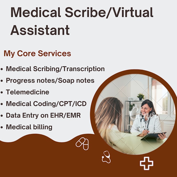 Scribe your medical charts and be your virtual assistant by Nidaafzal24 ...