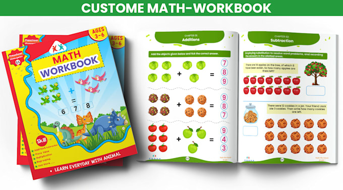 Create math workbooks for children of all grades by Faysalmahmud212 ...