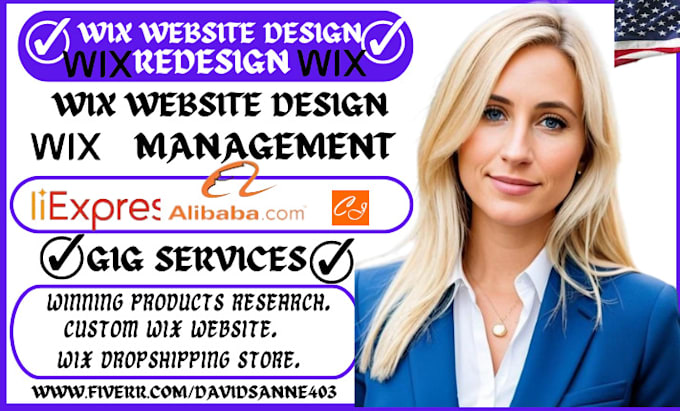 Do wix website design wix website redesign wix seo wix booking wix landing page by Davidsanne403 ...