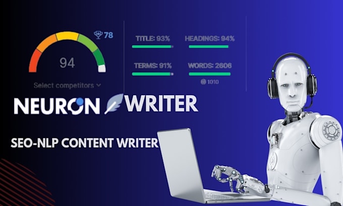 Write and optimize blog posts with neuronwriter by Zubairkhan150 | Fiverr
