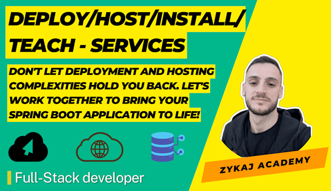 Deploy and host your spring boot web application by Albacademy | Fiverr