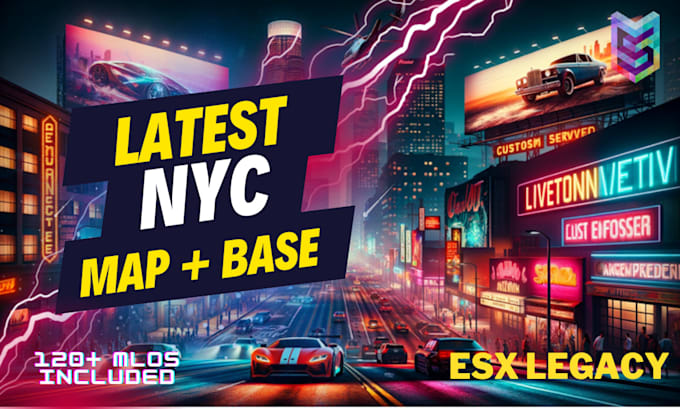 Create premium fivem nyc server with 120 custom mlos by Fiveworkss | Fiverr