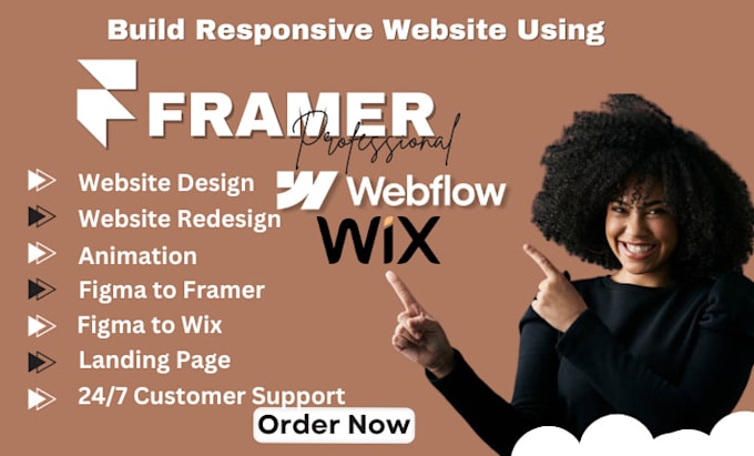 Build framer website figma to framer expert framer website redesign ...