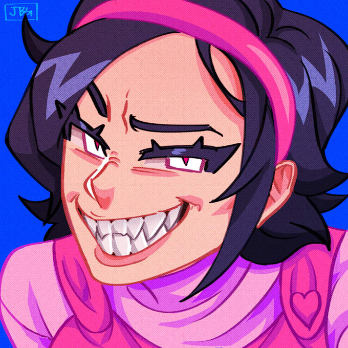 Draw an icon for your oc or character by Calciumsprite | Fiverr