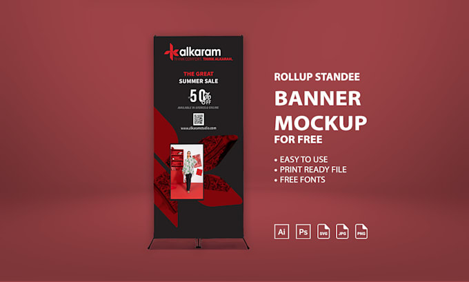 Design a unique and modern standee, banner, and backdrop by Arisasamani ...