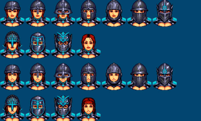 Create pixel art sprite sheet and animation for you by Paulbilz873 | Fiverr