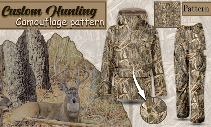 Design your own repeatable hunting camouflage pattern for your business ...