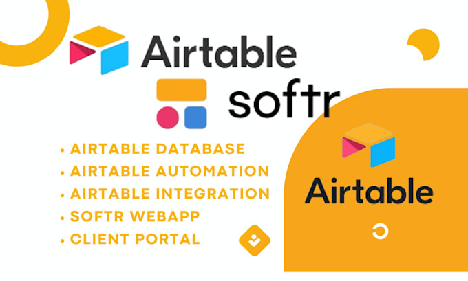 Design Airtable Database Airtable Softr Webapp Airtable Automation Softr Webapp By Jacobmike1
