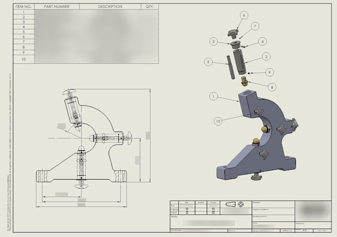 Create precise 3d cad models and manufacturing ready drawings by ...