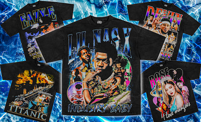 90s kop hip hop rap movie graphic bootleg t shirt design by ...