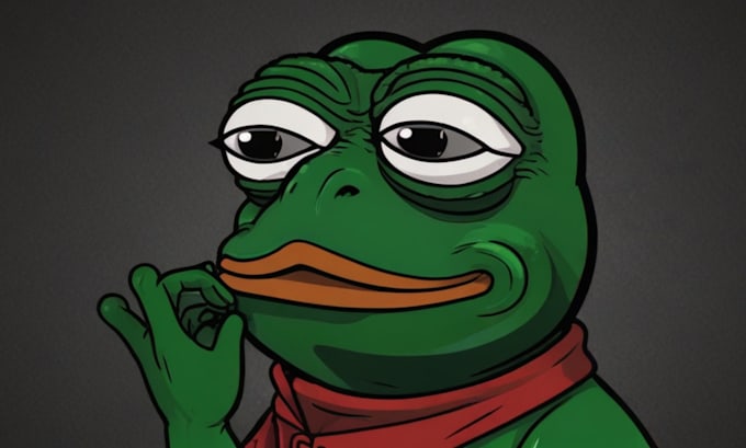 Design pepe the frog twitch emote meme art, nft art, crypto meme token ...