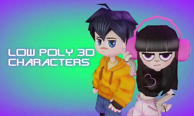 Make retro low poly characters in ps1 style by Laslowalarkon | Fiverr