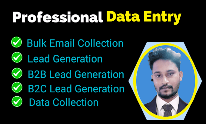 Best bulk email collection data data entry data collection by Mstshirin ...