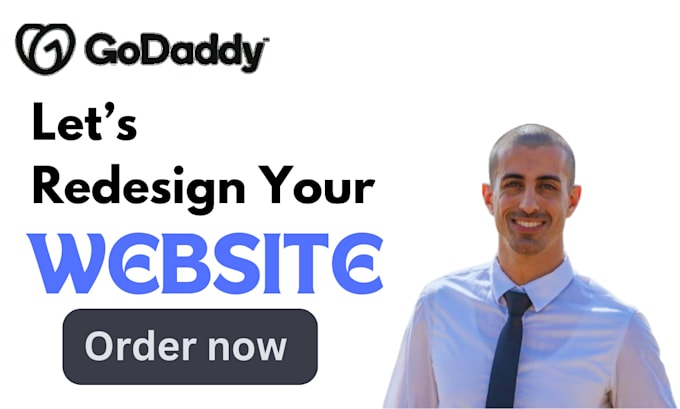 Redesign godaddy website design, design shopify website ,godaddy ...