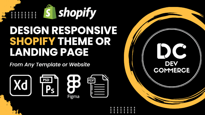 Convert figma, psd, pdf, xd or website to shopify store or website by Dev_commerce | Fiverr