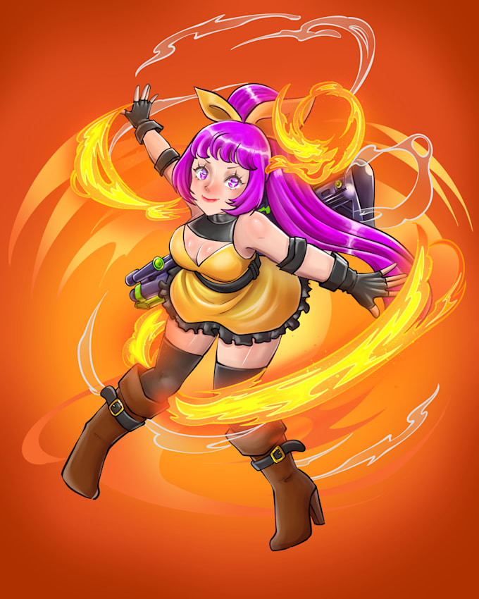 Draw your oc, game character or anime character by Hakistudio | Fiverr