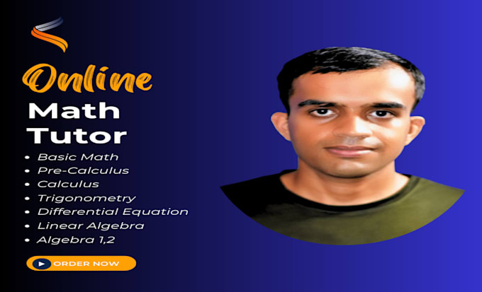 Be your online math tutor for all grades by Usamaadeel2901 | Fiverr